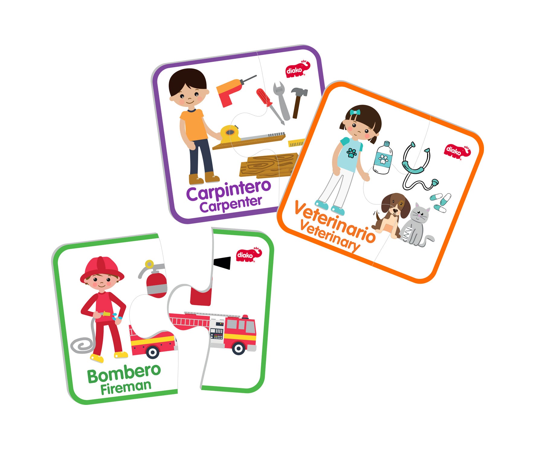 Tarjetas De Oficios y Profesiones | diako abc